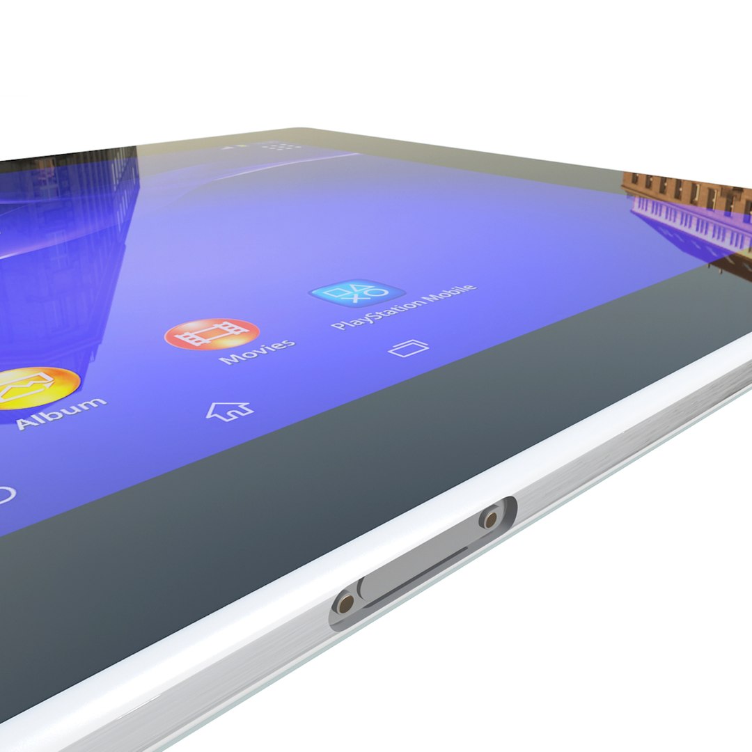 sony xperia z 2 3d model
