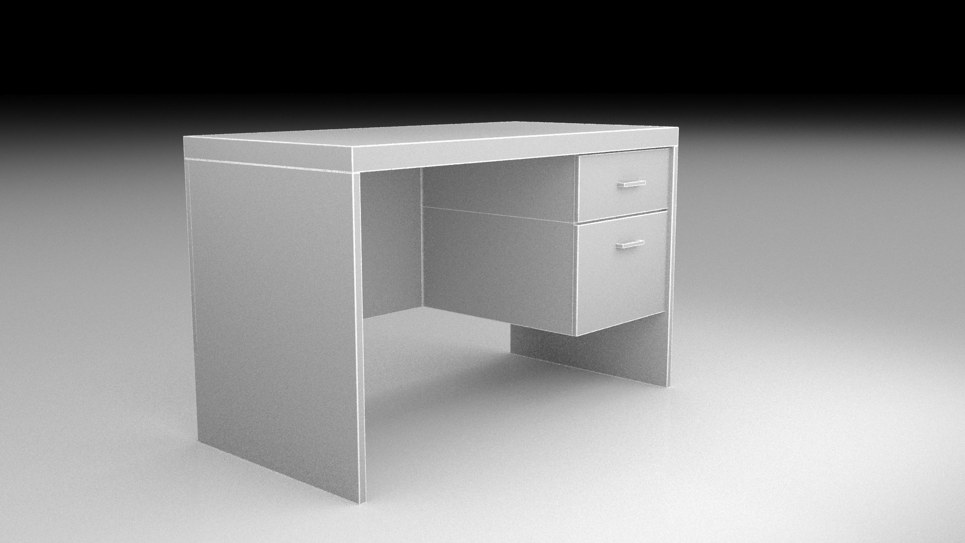OFFICE DESK Model - TurboSquid 2048305