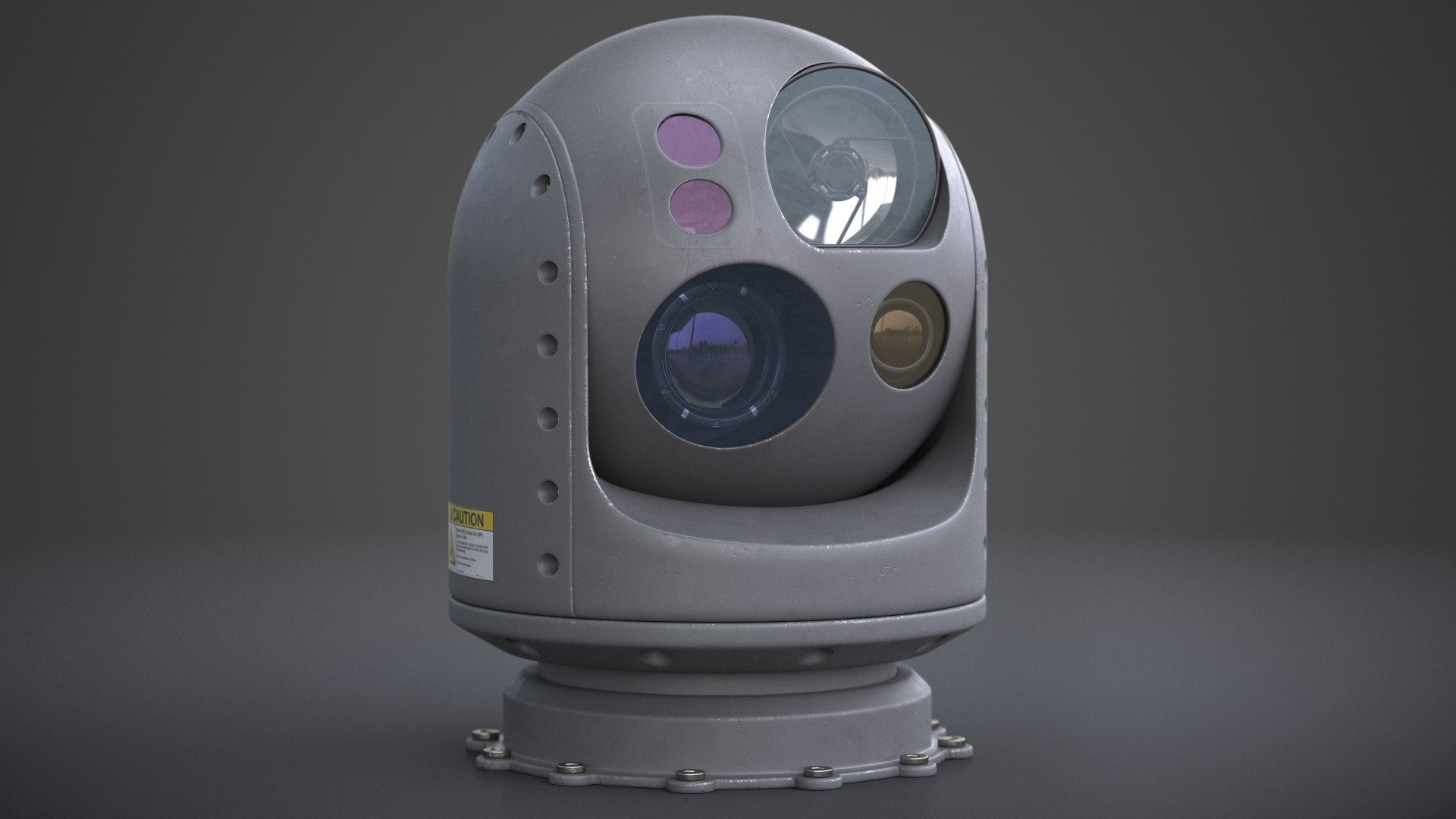 3D Multi Sensor Gyro Stabilized Thermal Camera - TurboSquid 1988117