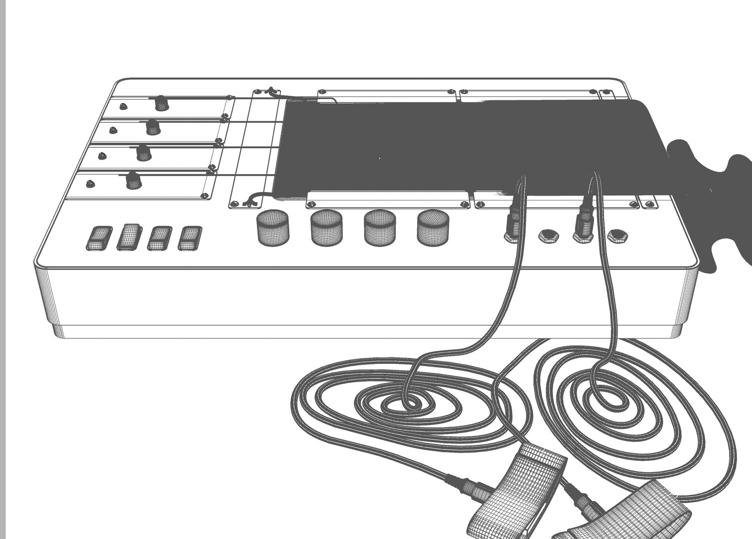 Polygraph Lie Detector Kit 3D - TurboSquid 2072225