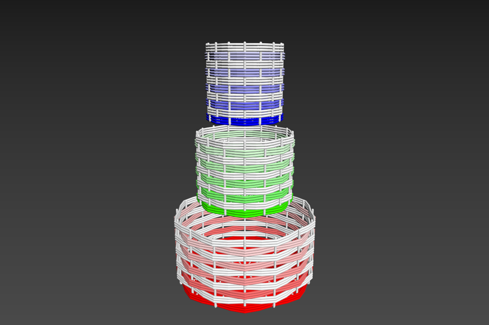 Color Basket 3D model - TurboSquid 1741373