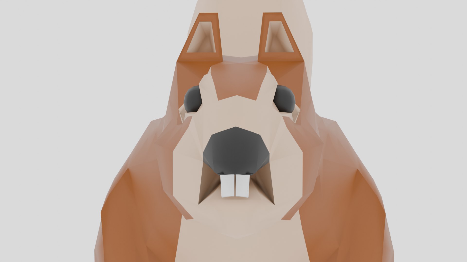 Squirrel Low Poly 3D Model - TurboSquid 2283235