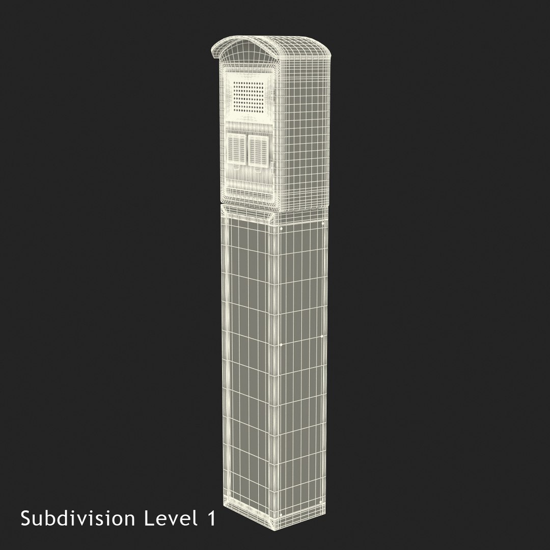 3D new york police box - TurboSquid 1152181