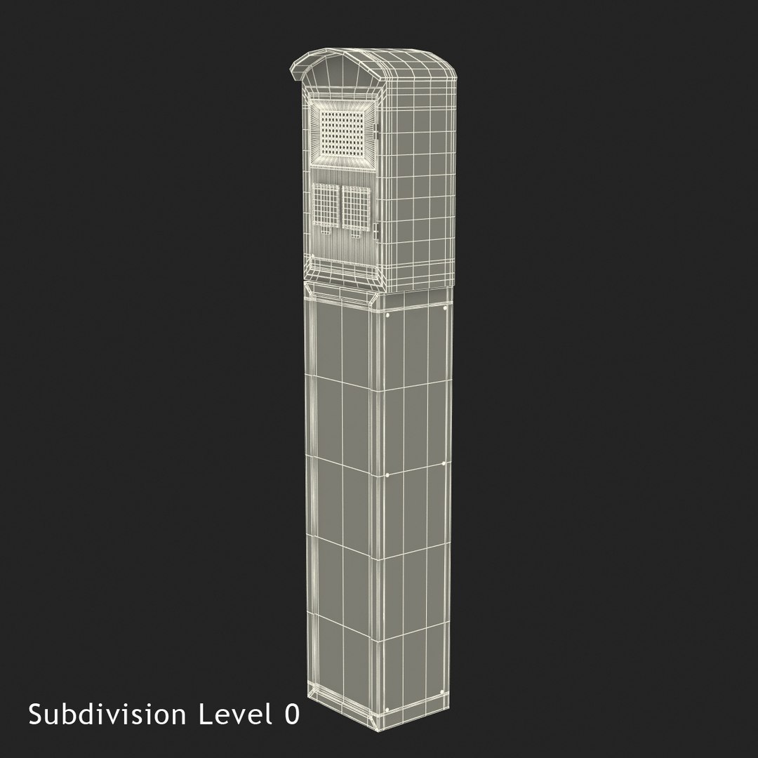 3D new york police box - TurboSquid 1152181