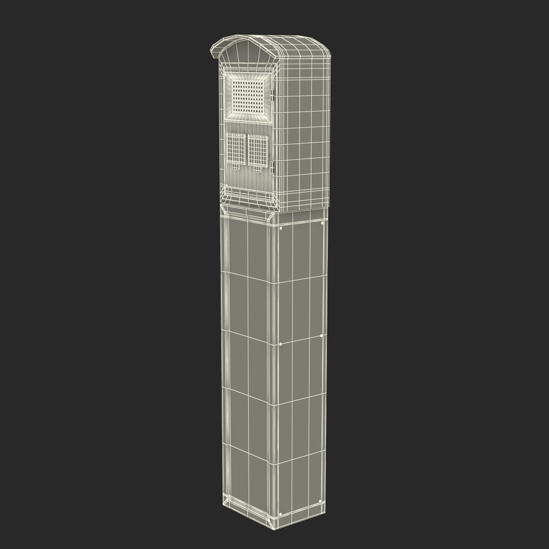 3D New York Police Box - TurboSquid 1152181