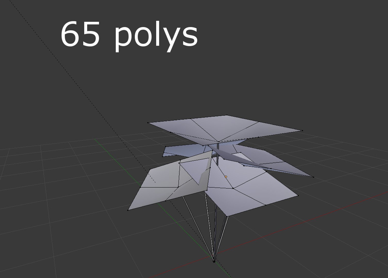 3d flower games model