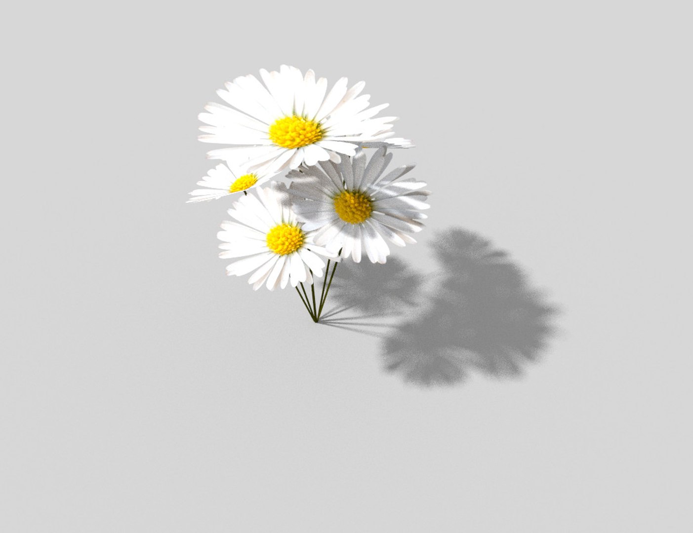 3d Flower Games Model