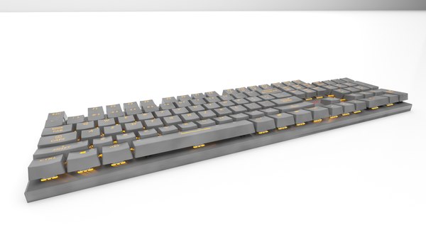 modelo 3d Mechanical Keyboard 1 - TurboSquid 2078454