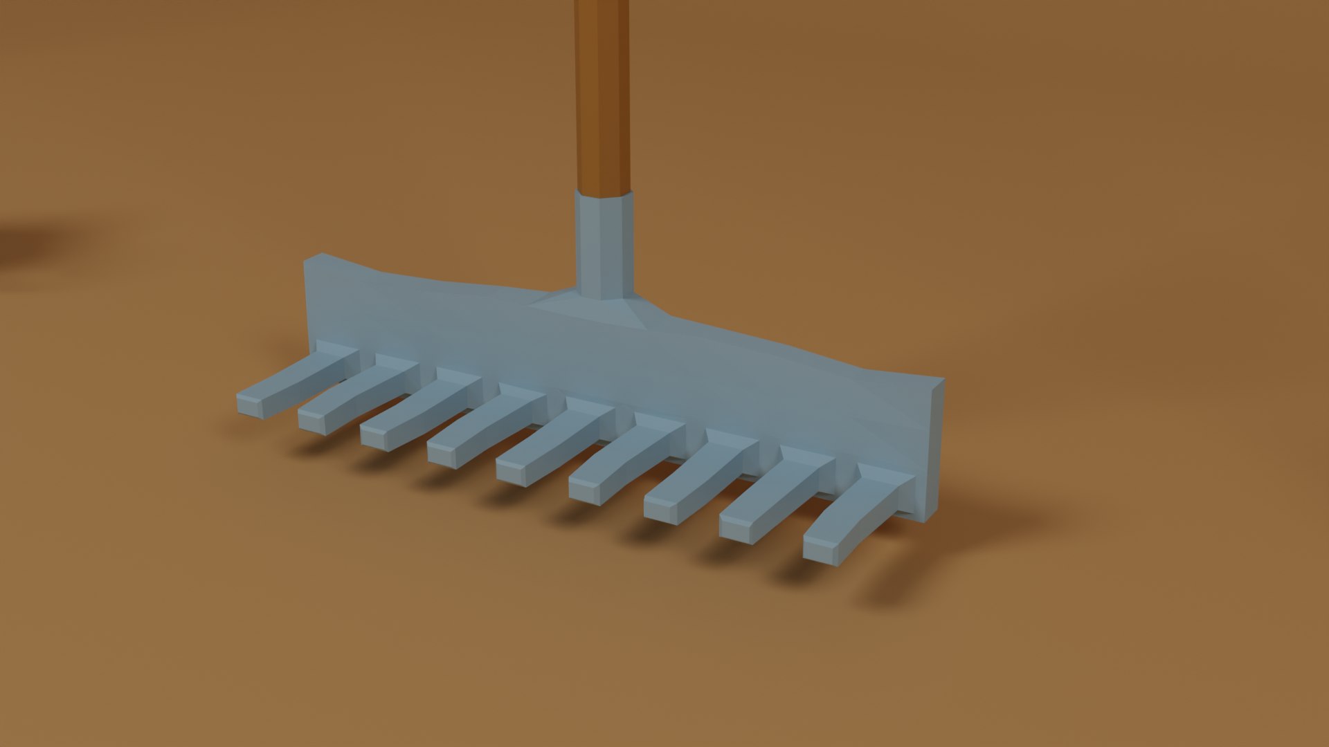 3D 3D Lowpoly Gardening Tools - TurboSquid 2341924
