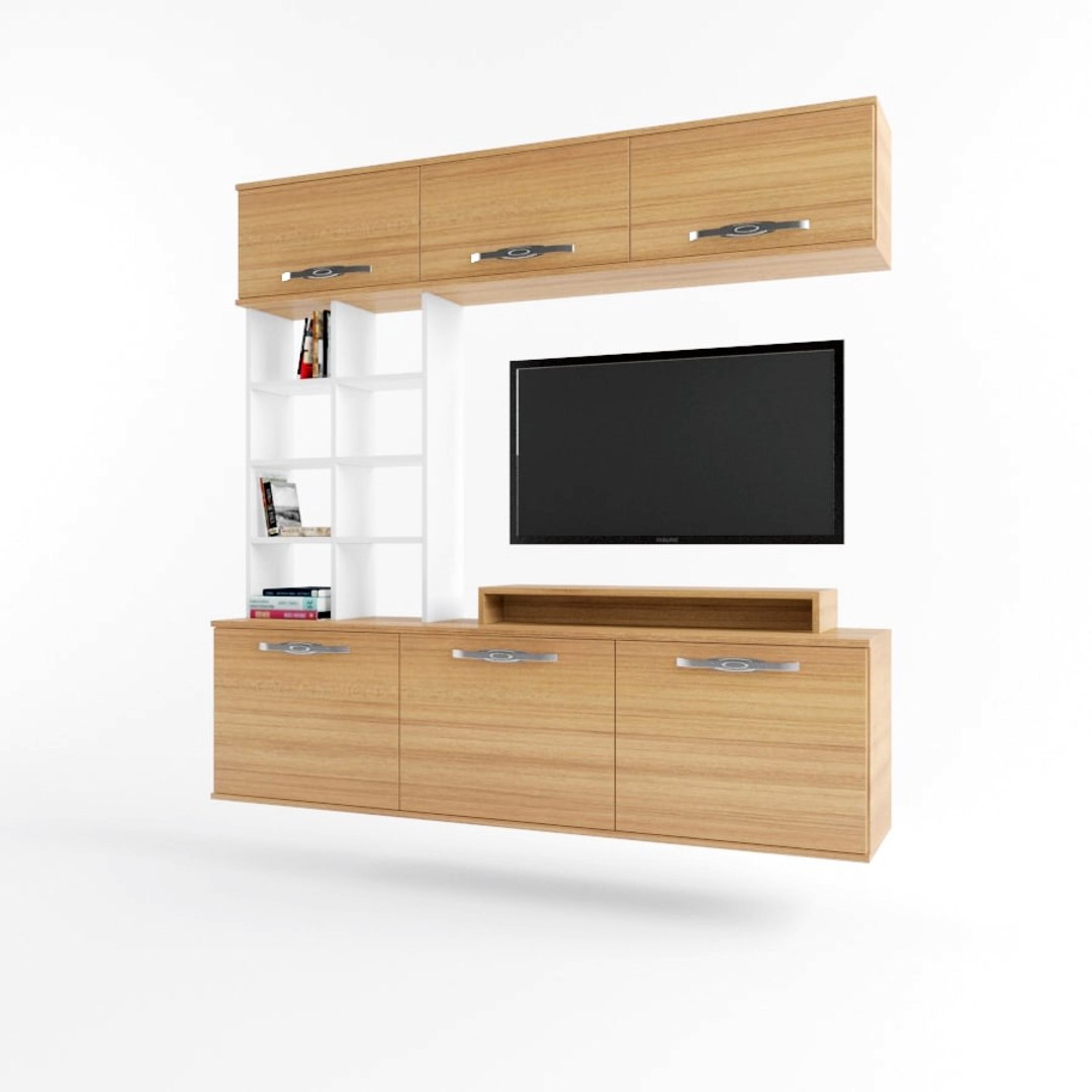 Tv Unit Showcase Model - TurboSquid 1402788