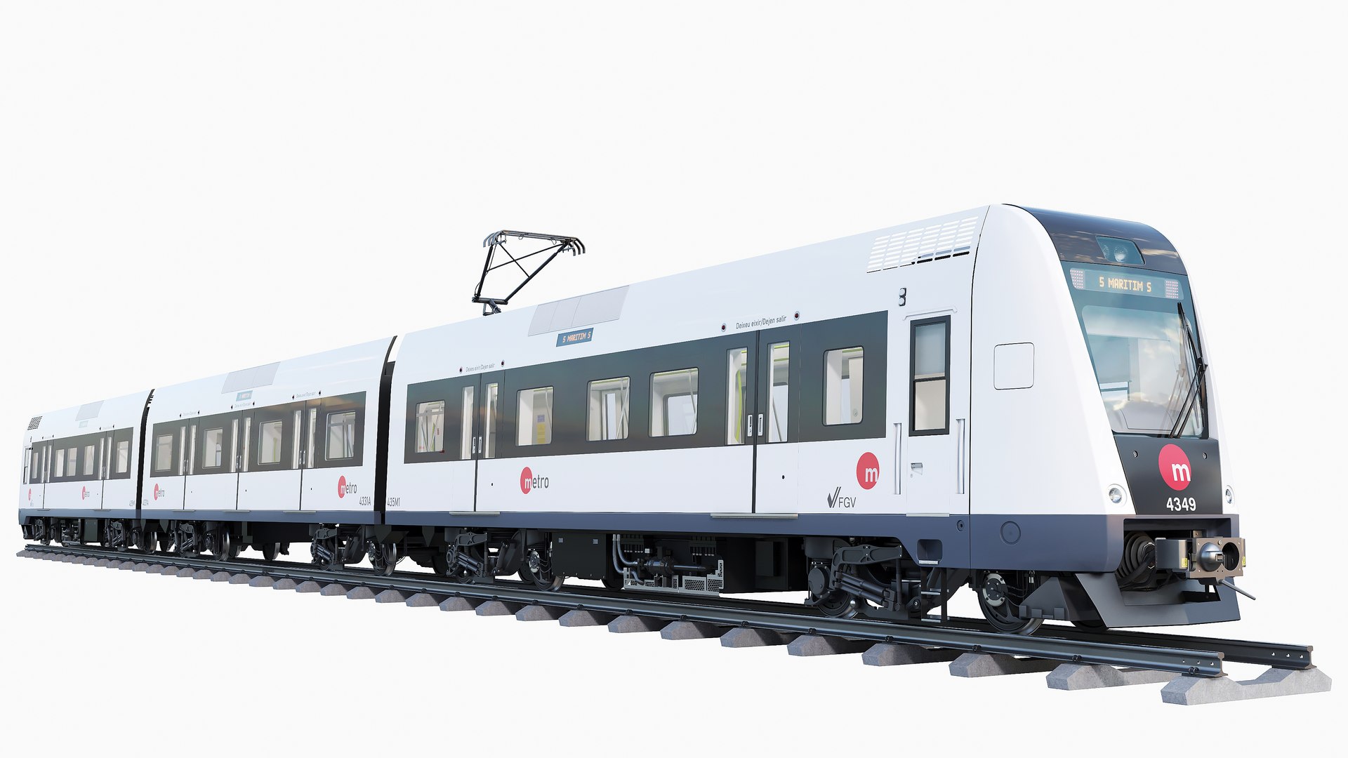 STADLER METRO TRAINS SERIES 4300 model - TurboSquid 2176173