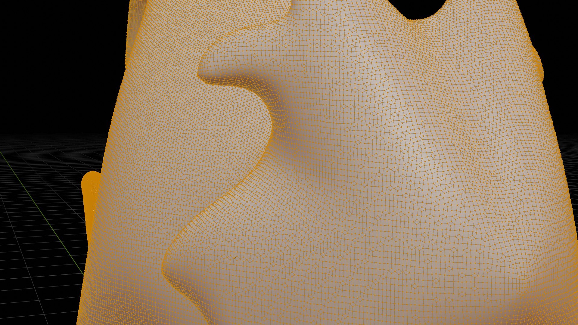 Flashy Cat Fluid Art Sculpture With PBR Textures And HDRI Background 3D ...