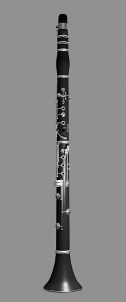 bassoon oboe flute clarinet 3d model
