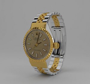 rolex watch 3d max
