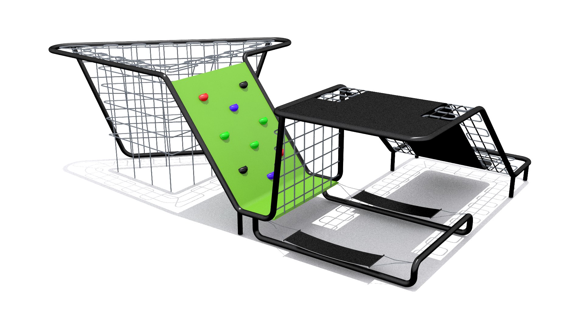Climber Playground 3D Model - TurboSquid 1755533