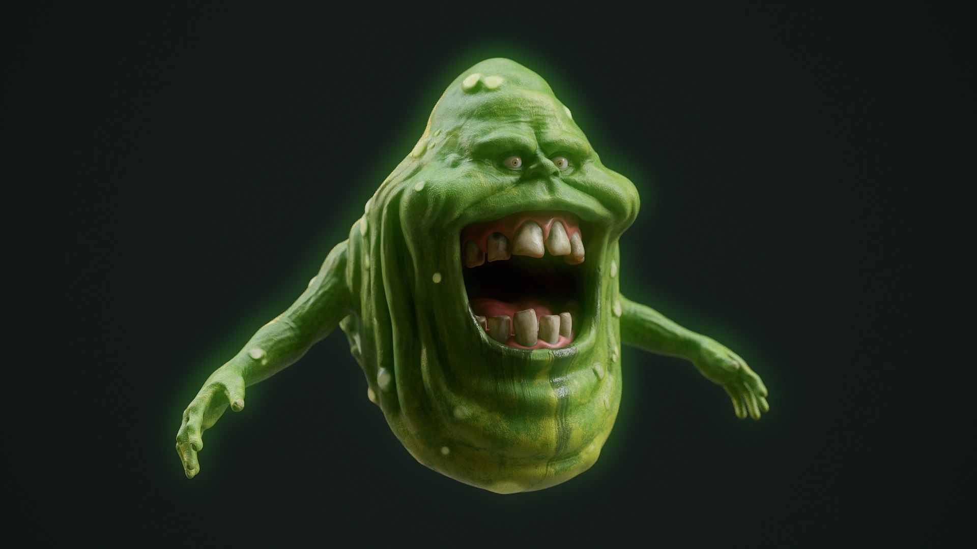 Slimer 3D Model - TurboSquid 2153611