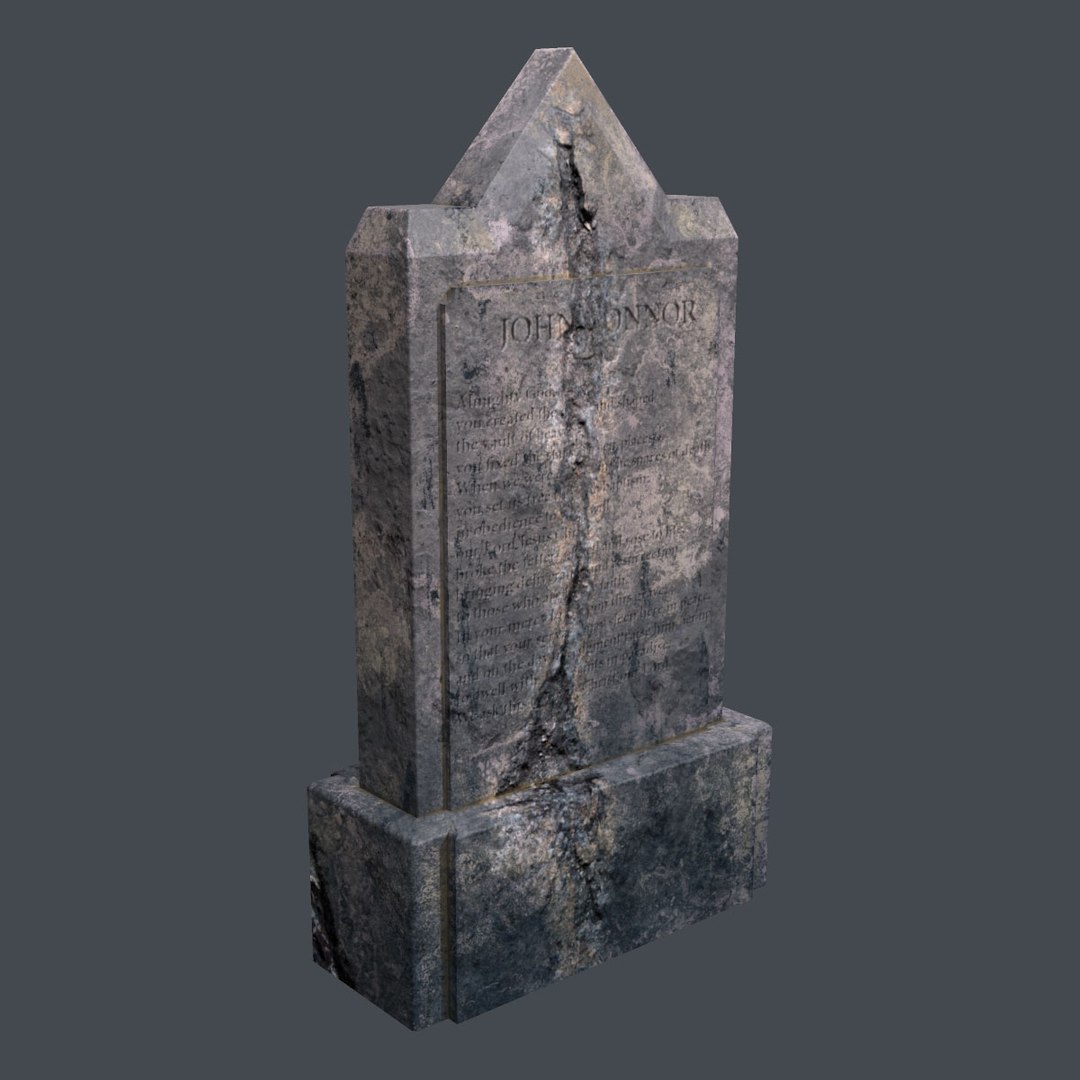 Gravestone Ready Unity 3d Model