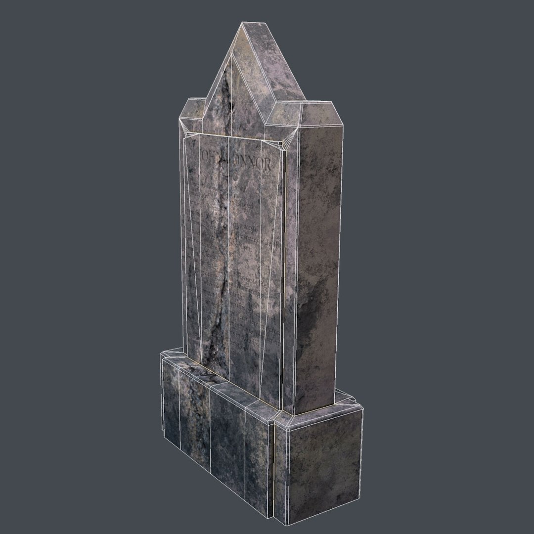 Gravestone Ready Unity 3d Model