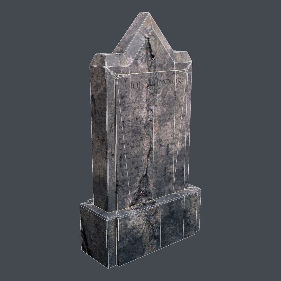 Gravestone Ready Unity 3d Model
