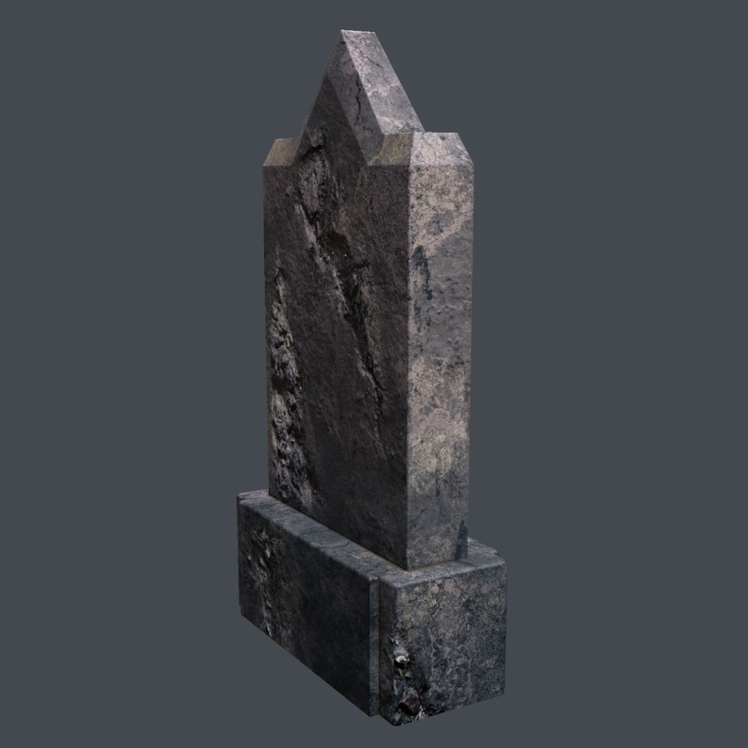 Gravestone Ready Unity 3d Model