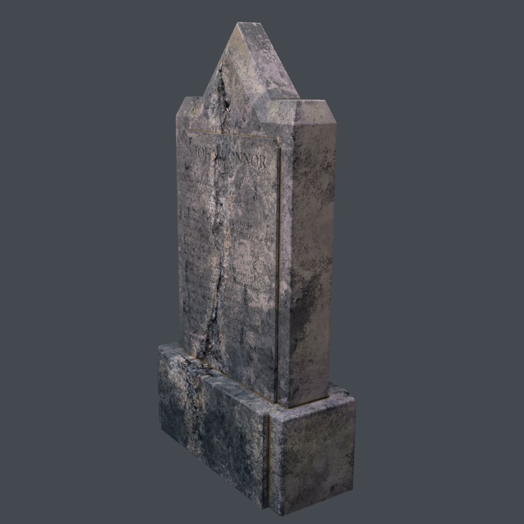 Gravestone Ready Unity 3d Model