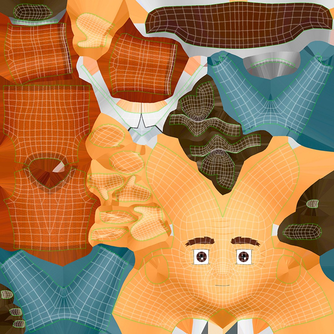 3D Oldman Chibi Style Lowpoly - TurboSquid 1909663