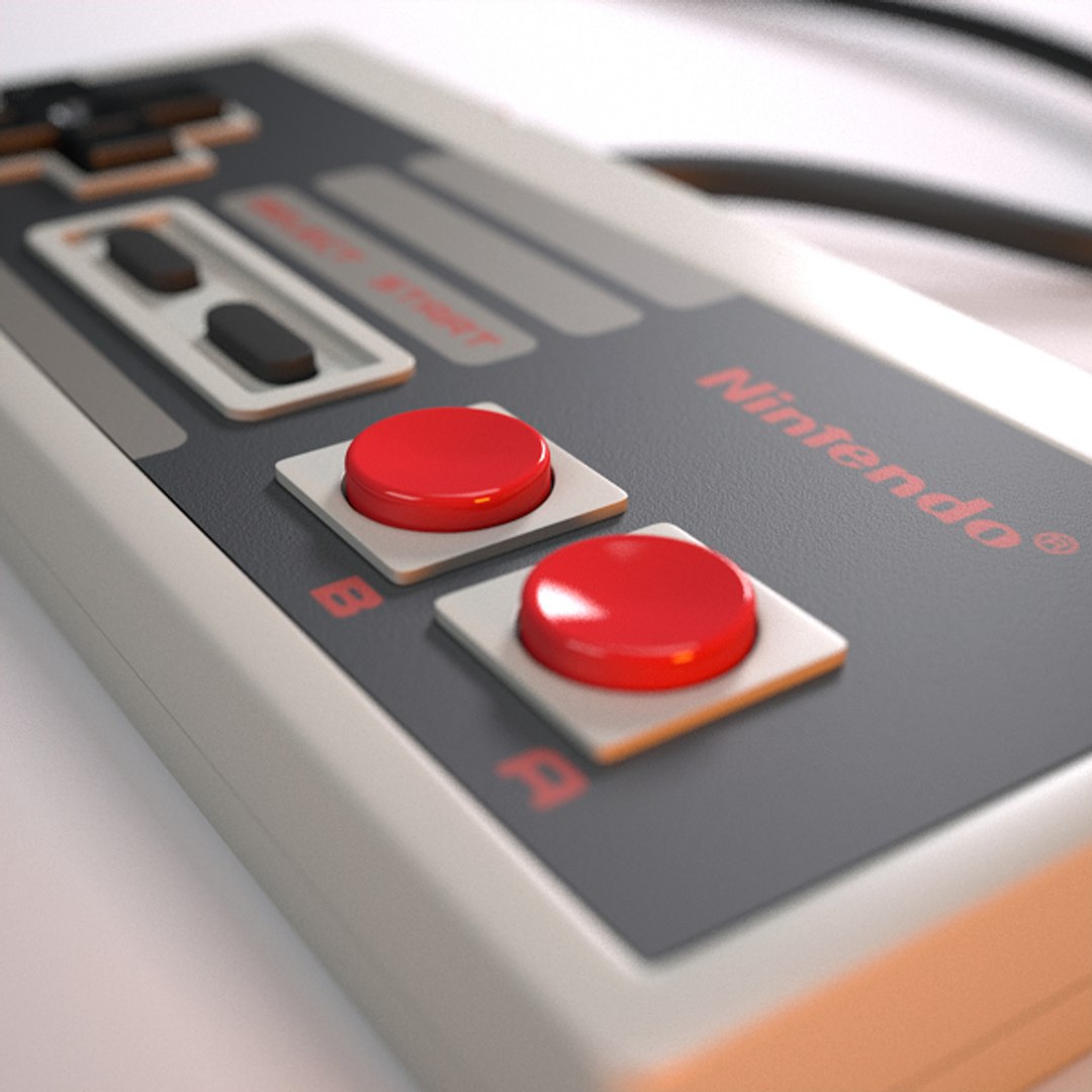 3d Nintendo Controller Model