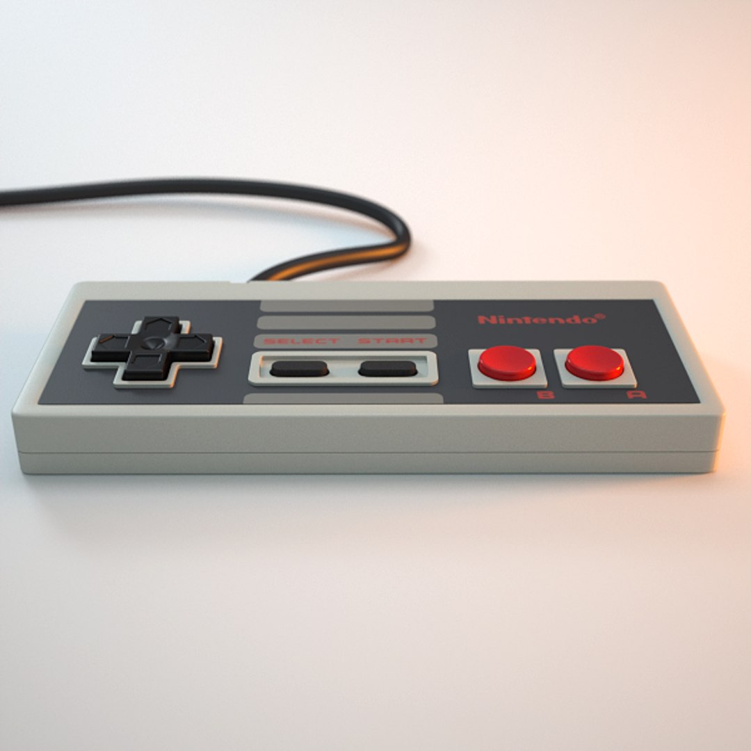 3d Nintendo Controller Model