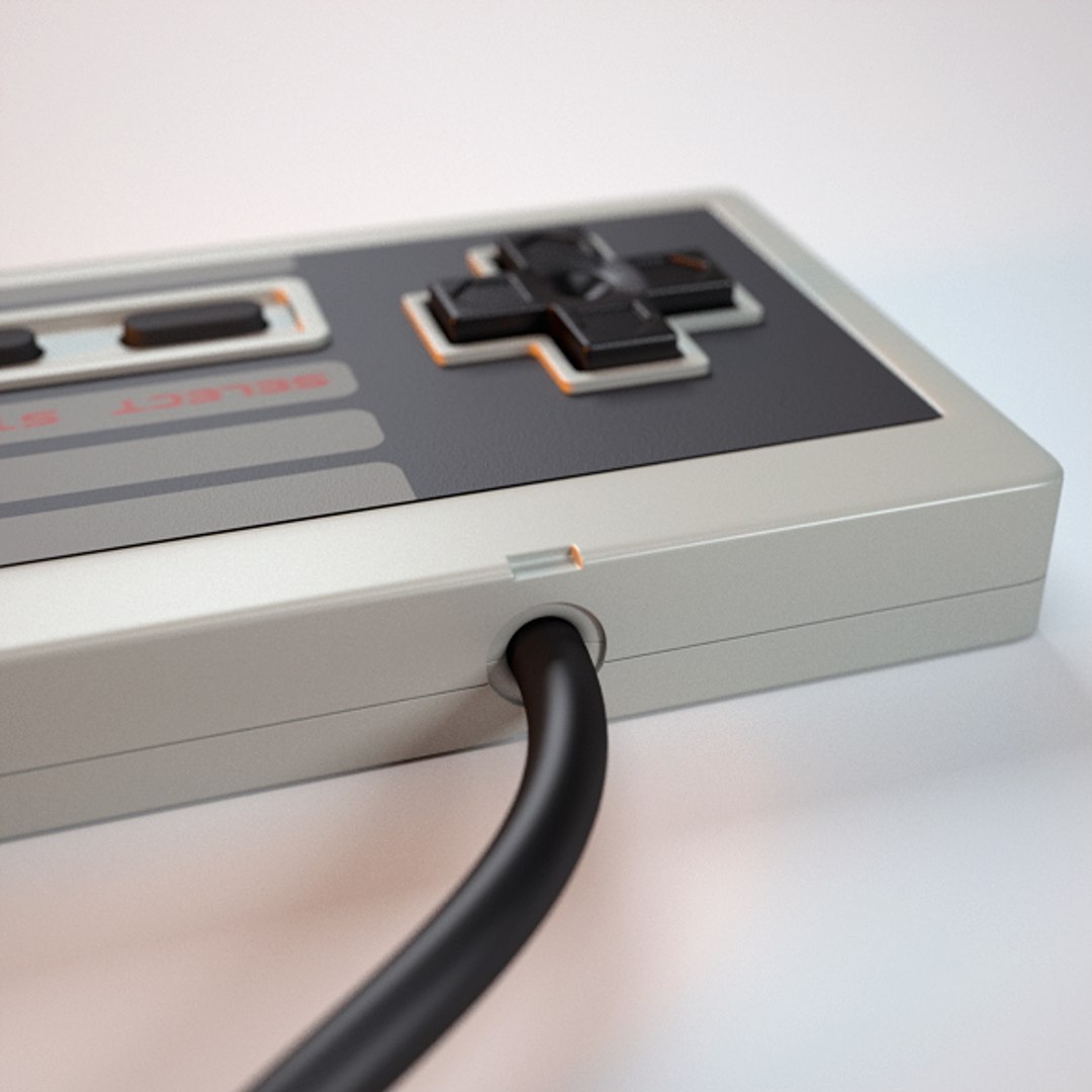 3d Nintendo Controller Model