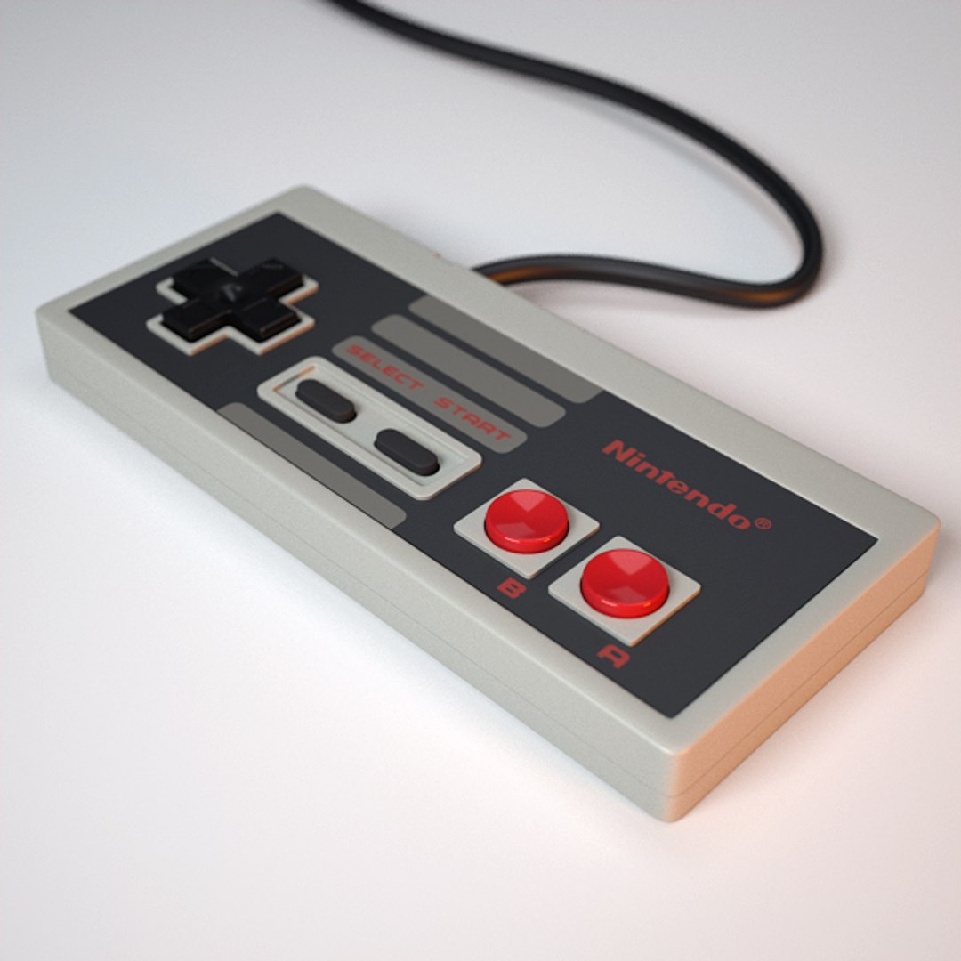 3d Nintendo Controller Model