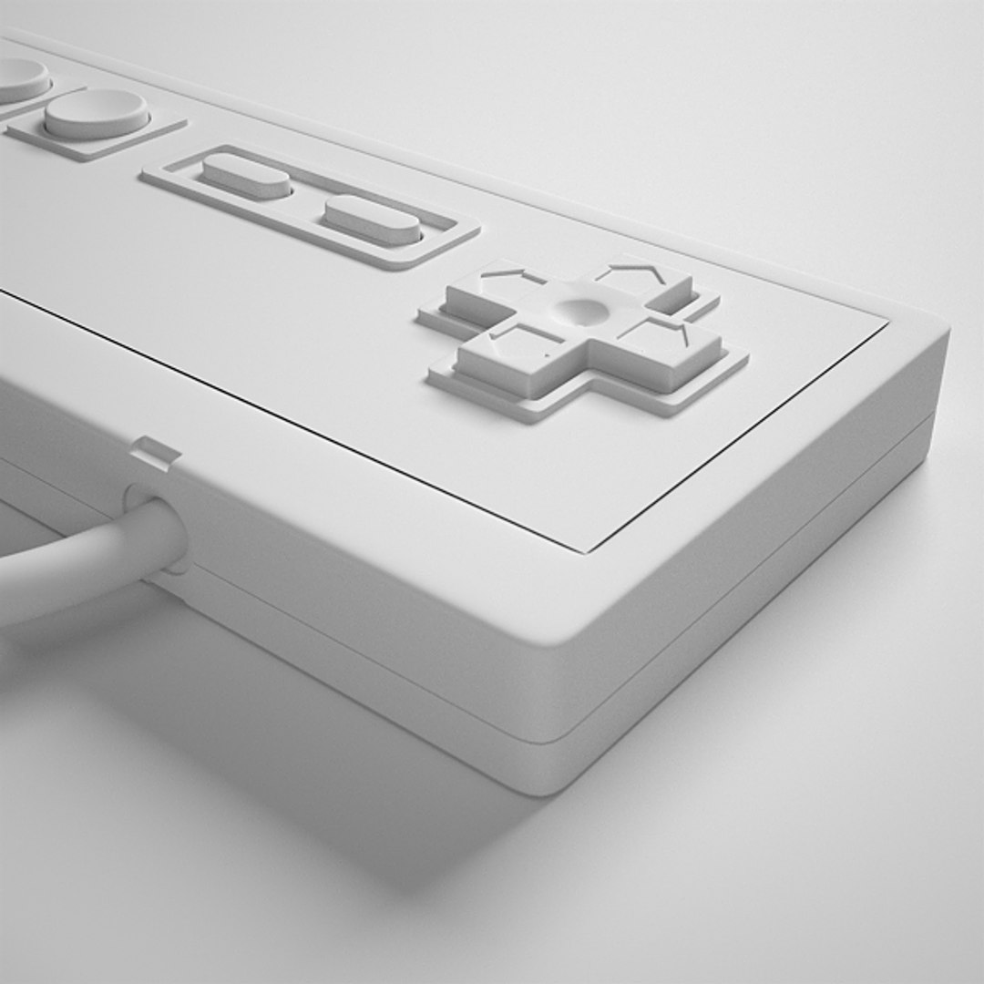 3d Nintendo Controller Model