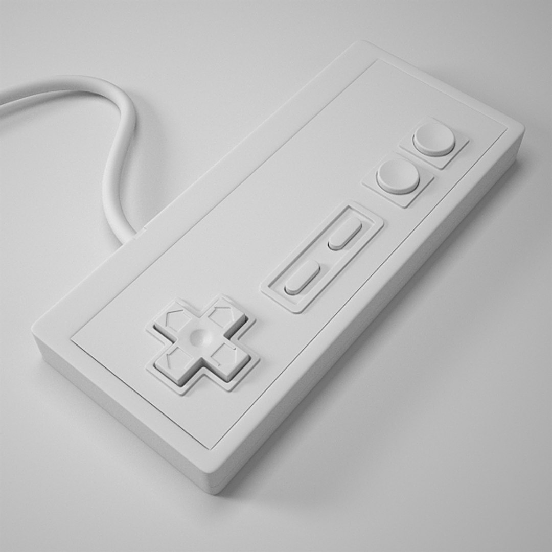 3d Nintendo Controller Model