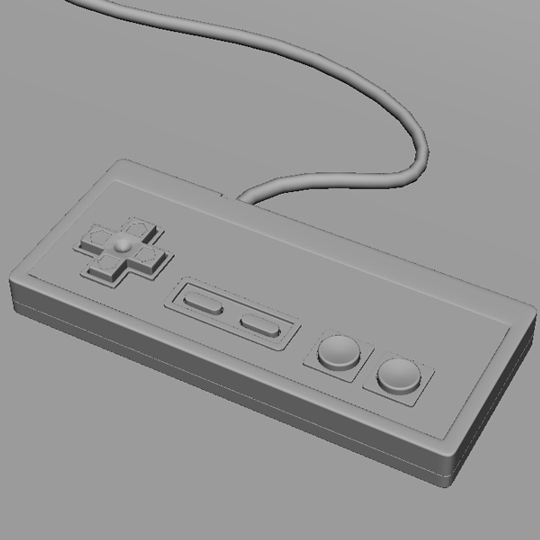3d Nintendo Controller Model