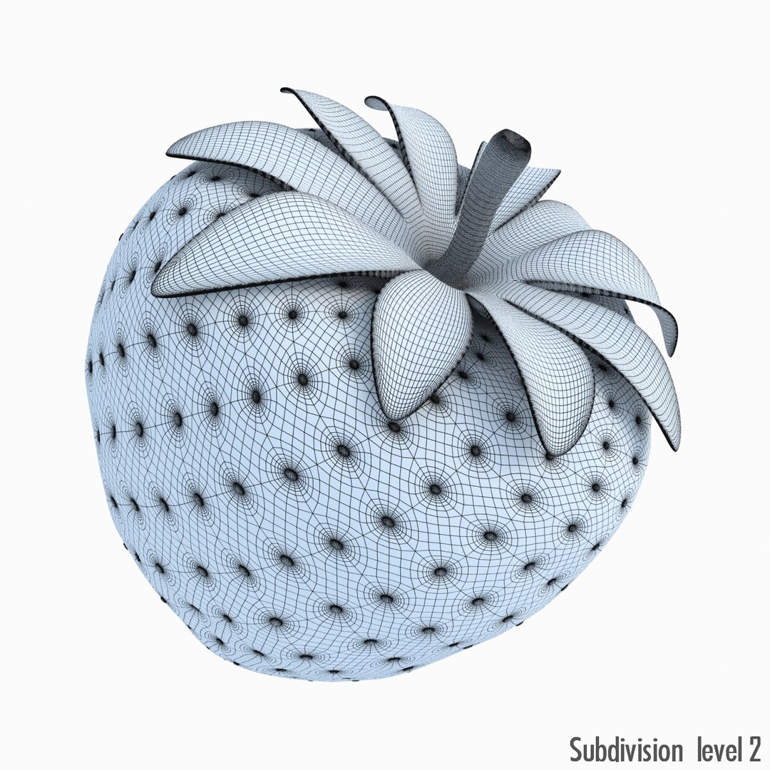 3d 3ds Strawberry Berry