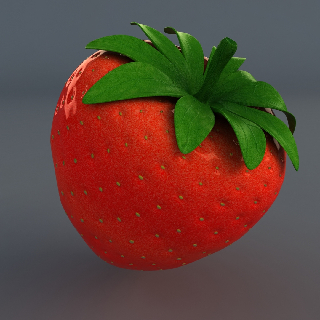 3d 3ds Strawberry Berry