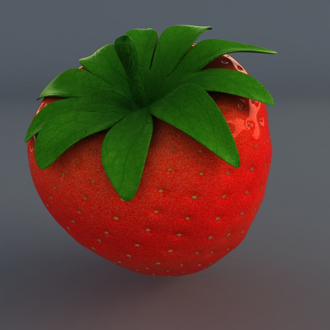 3d 3ds Strawberry Berry