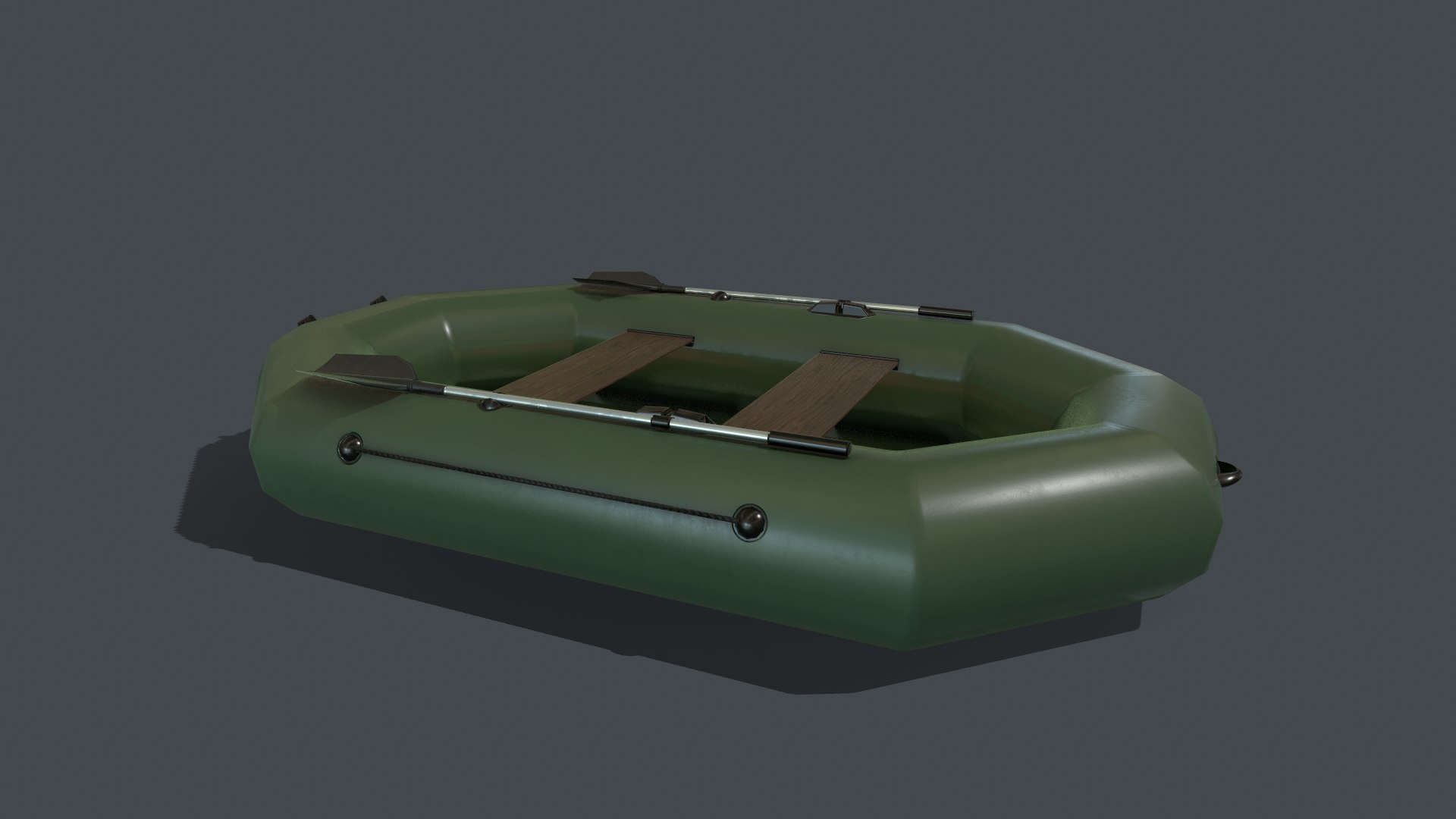 3D Pbr Inflatable Boat - TurboSquid 1400188