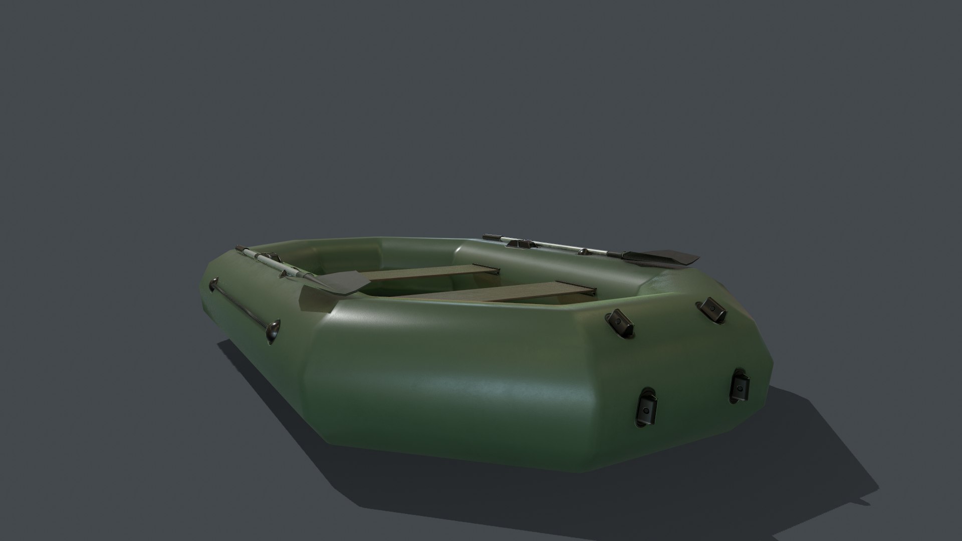 3D Pbr Inflatable Boat - TurboSquid 1400188