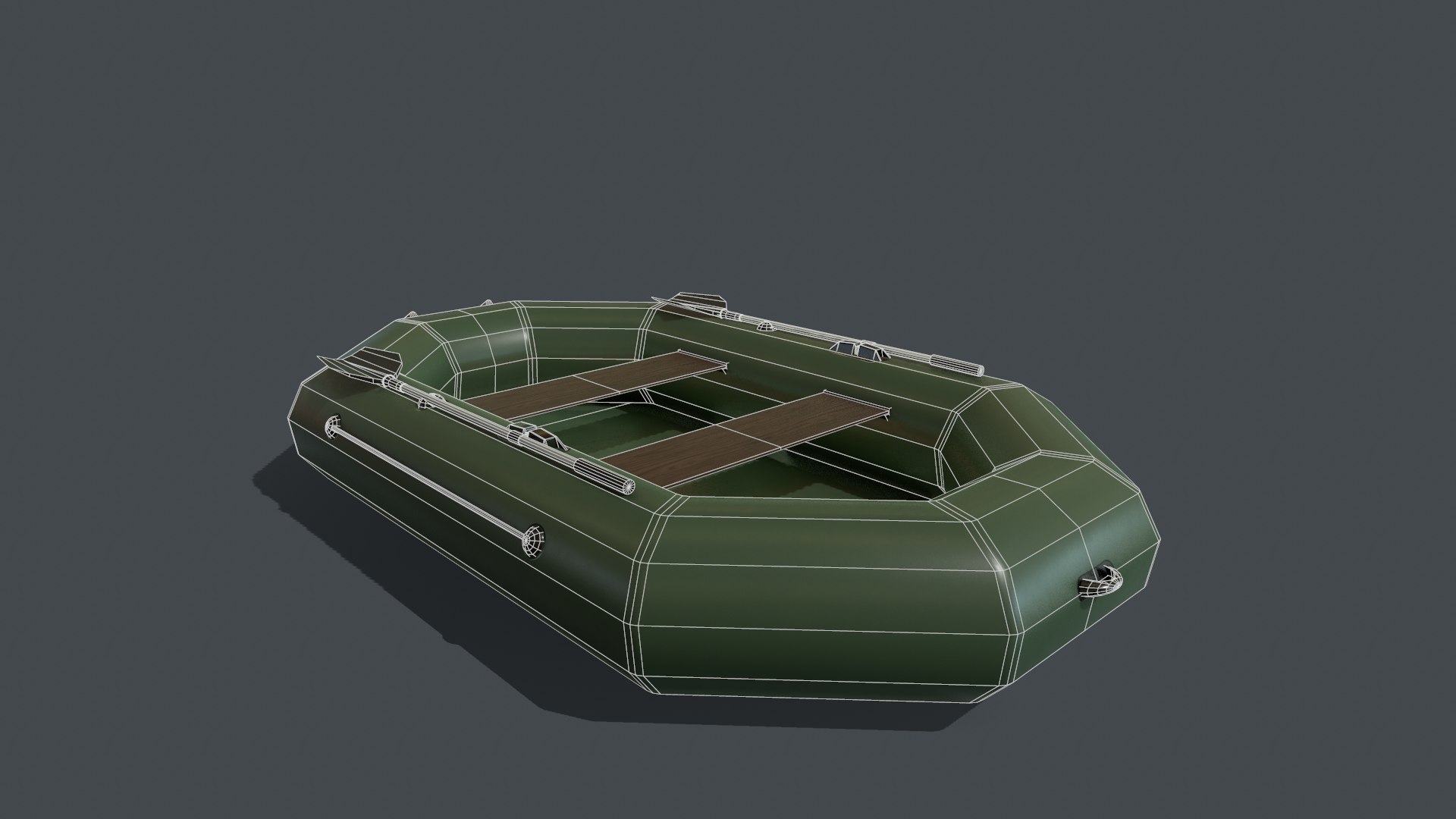3D Pbr Inflatable Boat - TurboSquid 1400188