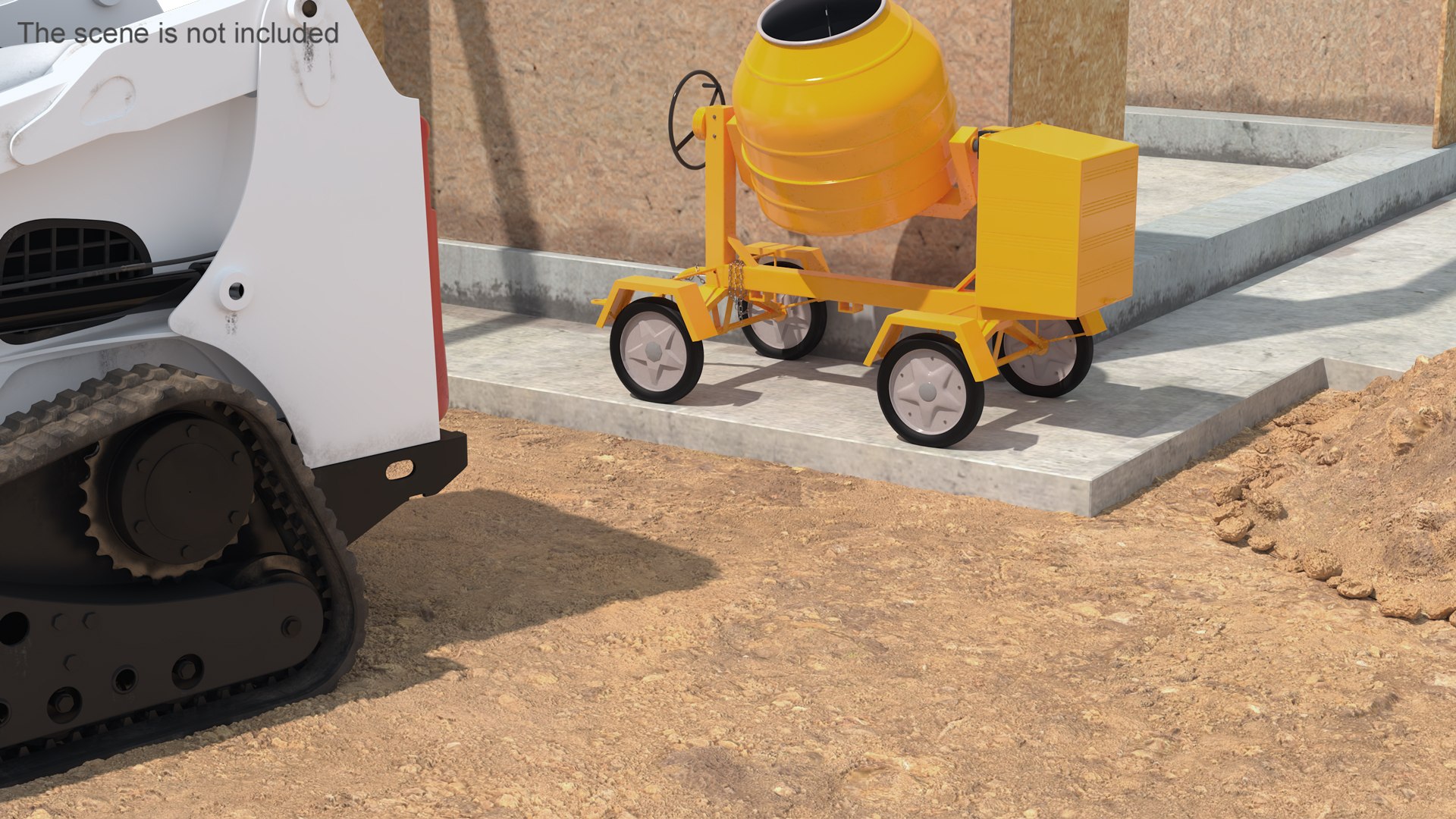 3D Model Realistic Dirty Sand Square - TurboSquid 2373278