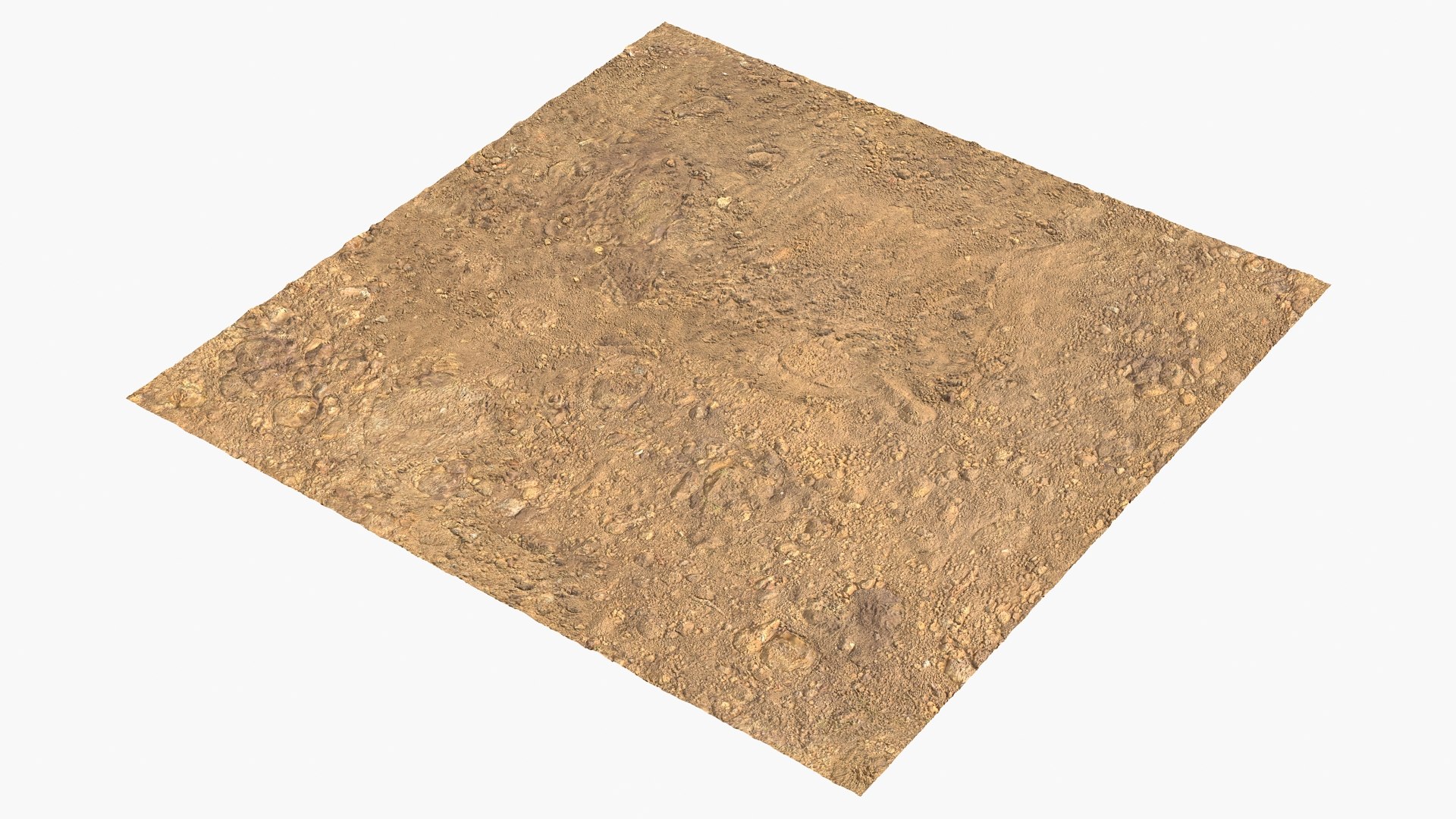 3D Model Realistic Dirty Sand Square - TurboSquid 2373278