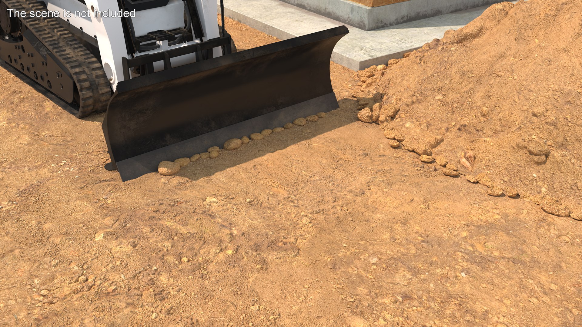 3D Model Realistic Dirty Sand Square - TurboSquid 2373278