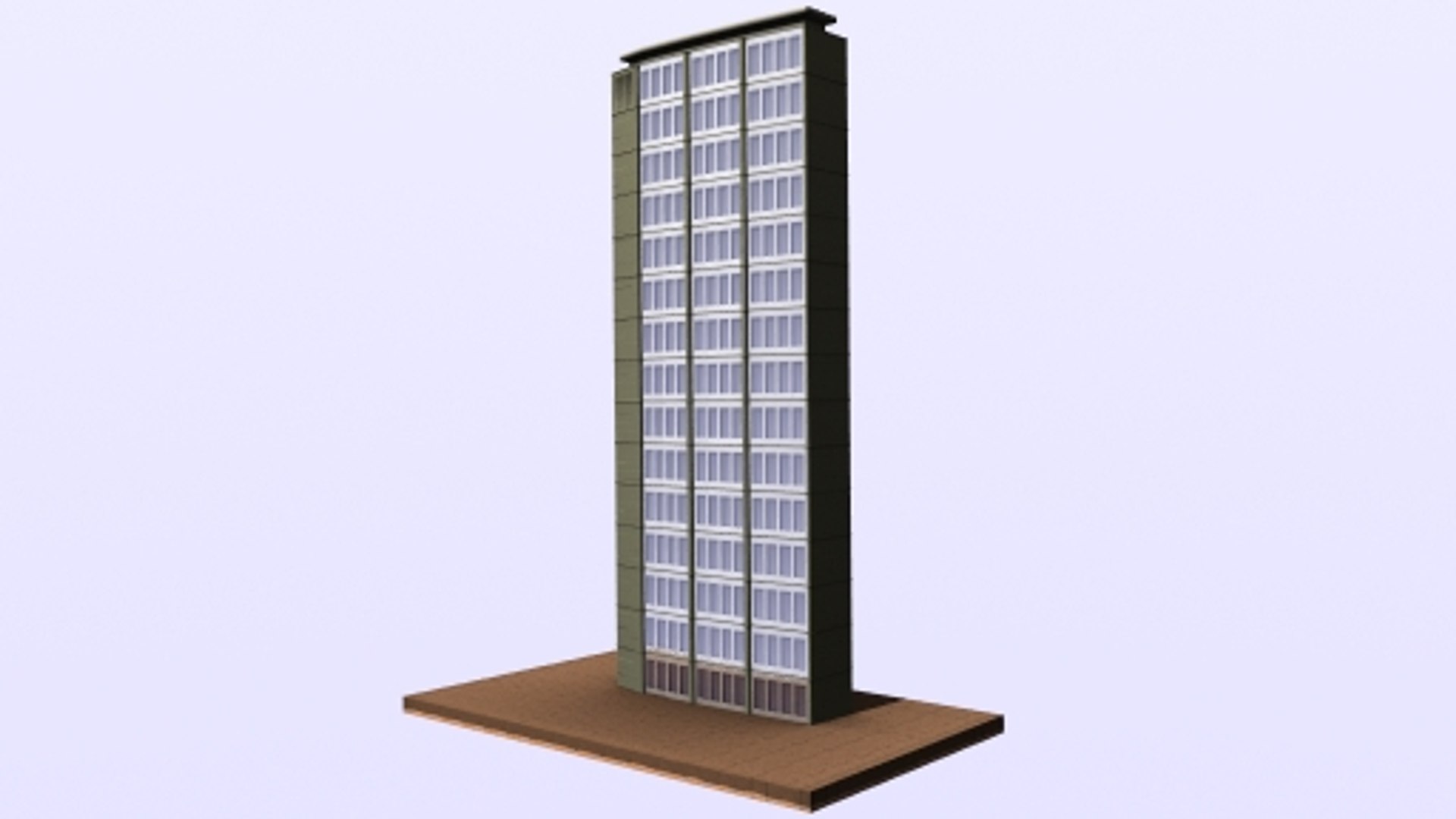 building skyscraper 3d model