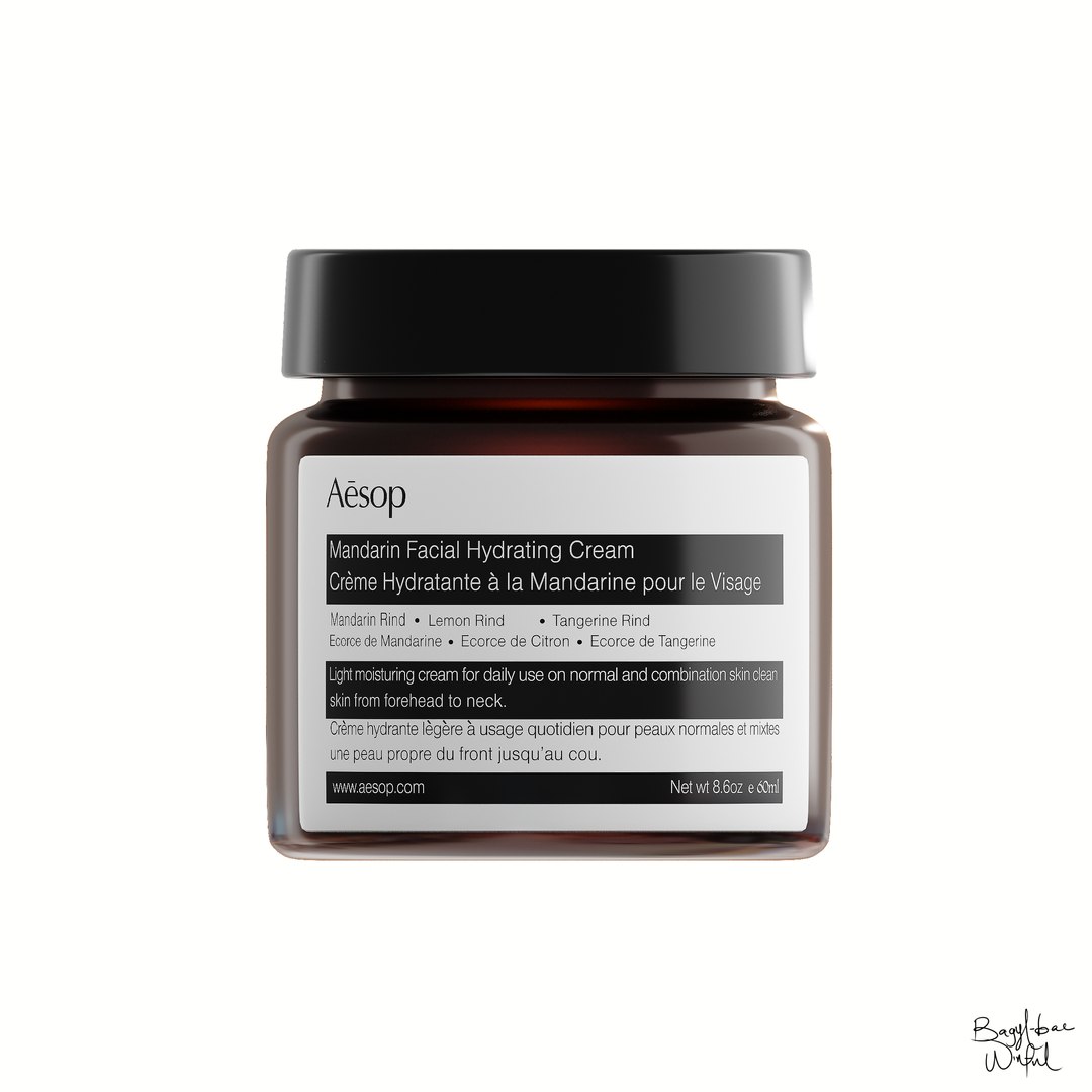 Aesop Skin Mandarin Facial Hydration Cream 60ml 3D Model - TurboSquid ...