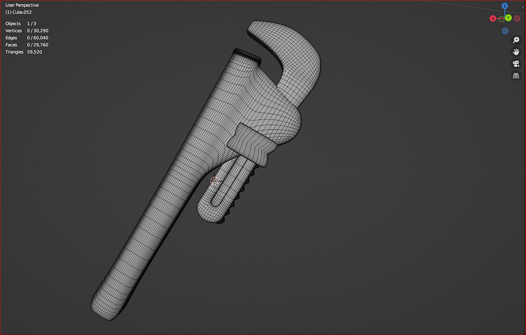 3D 3D Pipe Wrench - TurboSquid 2045345