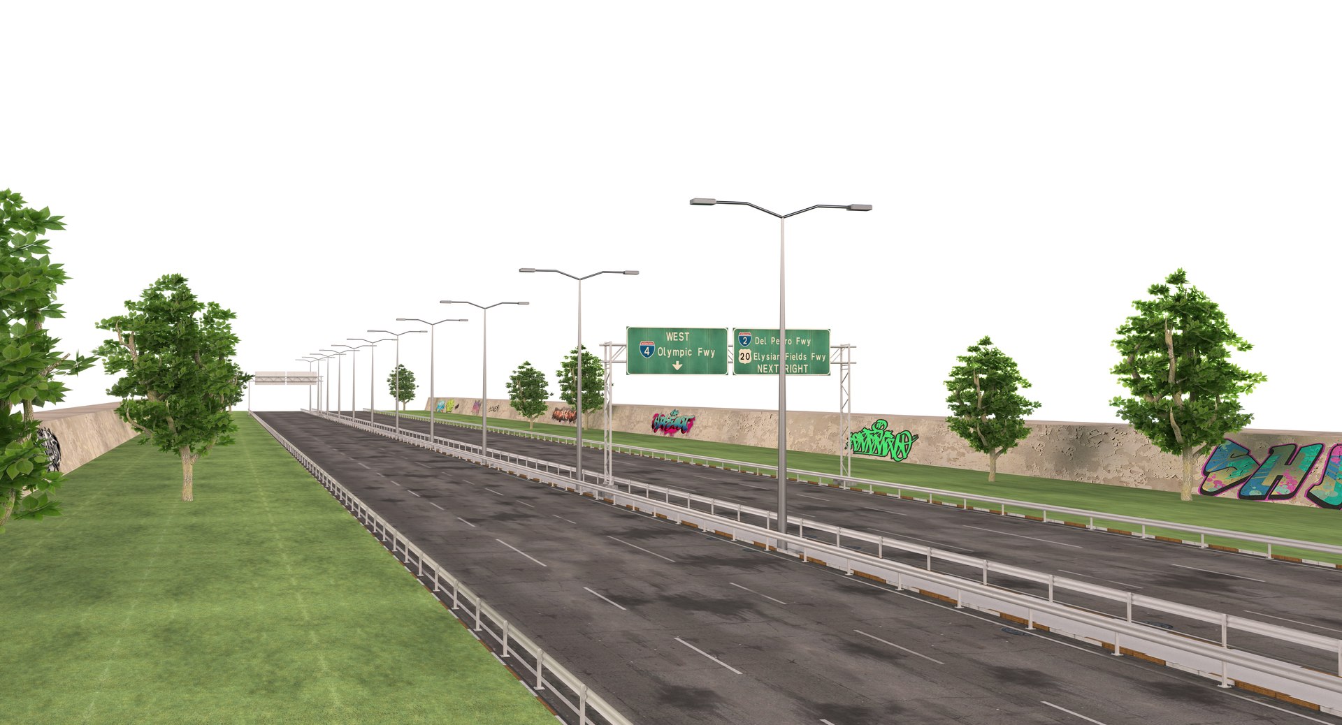 Highway Collections Way 3D Model - TurboSquid 1437095