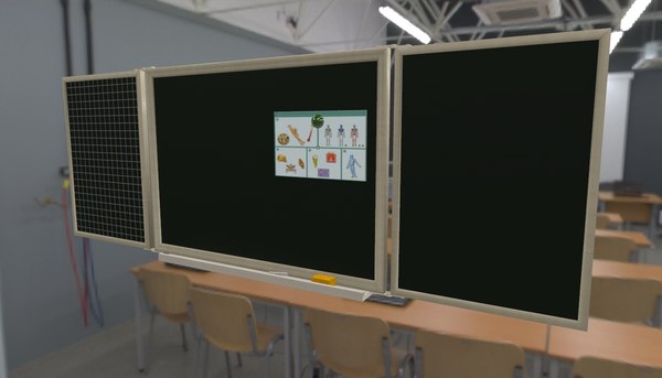 board chalkboard 3d model