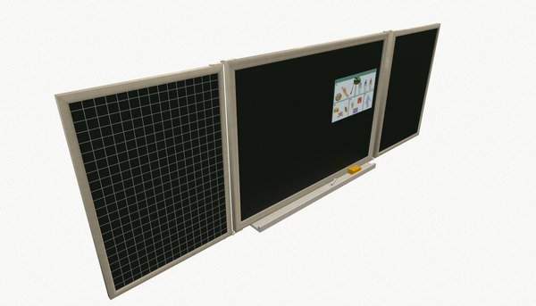 board chalkboard 3d model