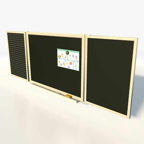 board chalkboard 3d model