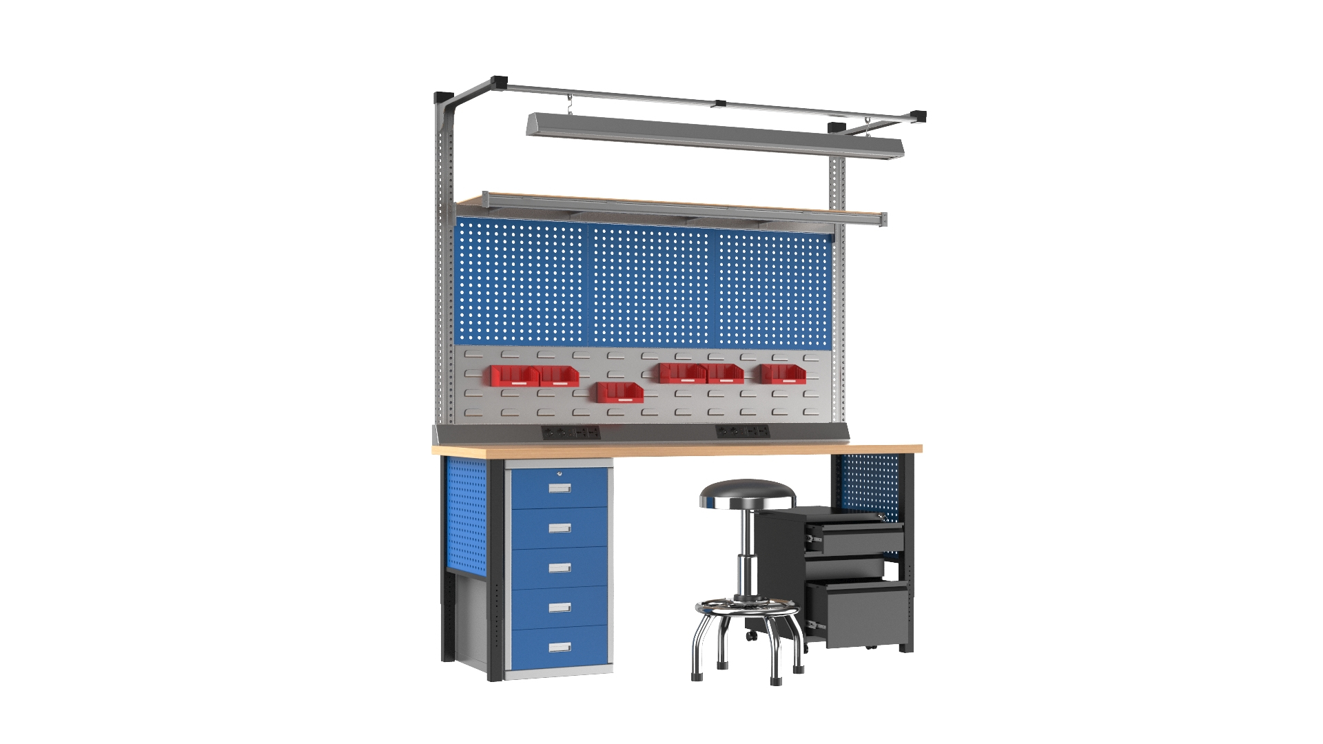 Detailed Workbench 3D Model - TurboSquid 2136607